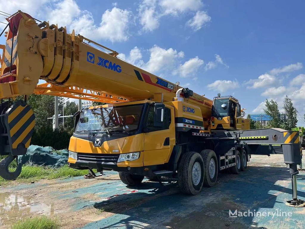 XCMG XCT80 80TON 80 TON 80 TONS 80T USED TRUCK CRANE pokretna dizalica