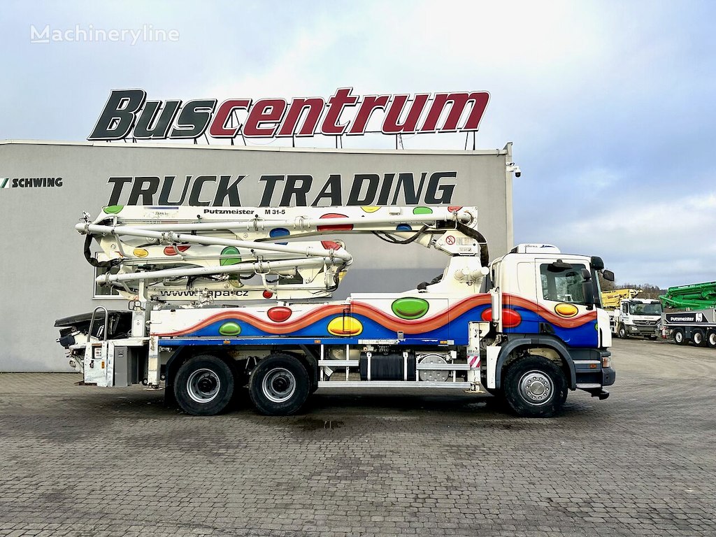 Putzmeister M31/5 na šasiji Scania P380 Putzmeister 31-5 m pumpa za beton