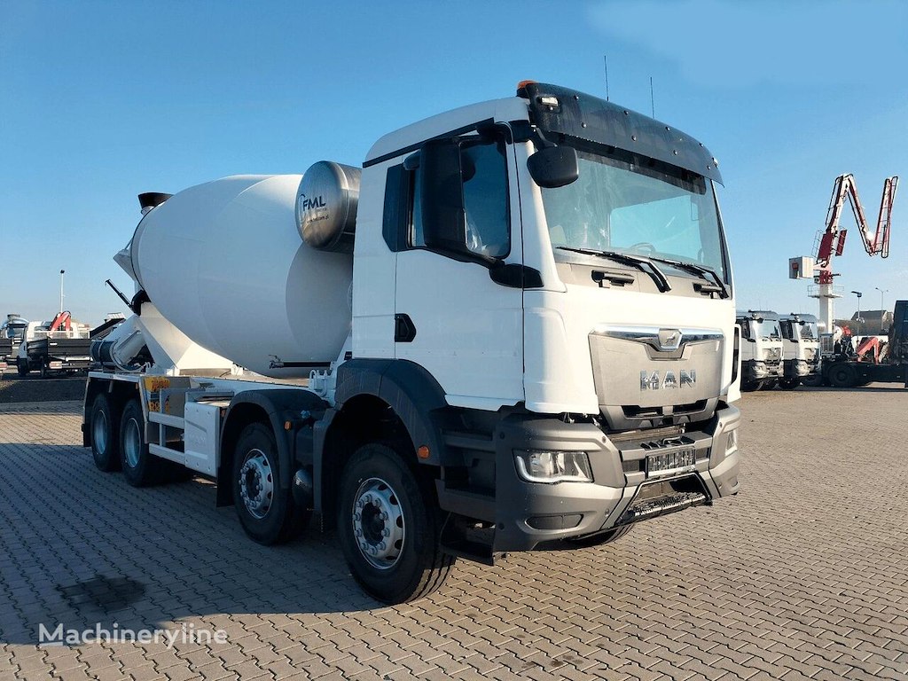 Novi MAN TGS 44.400 8x4 EURO2 FML 12 M3 kamion s mešalicom za beton