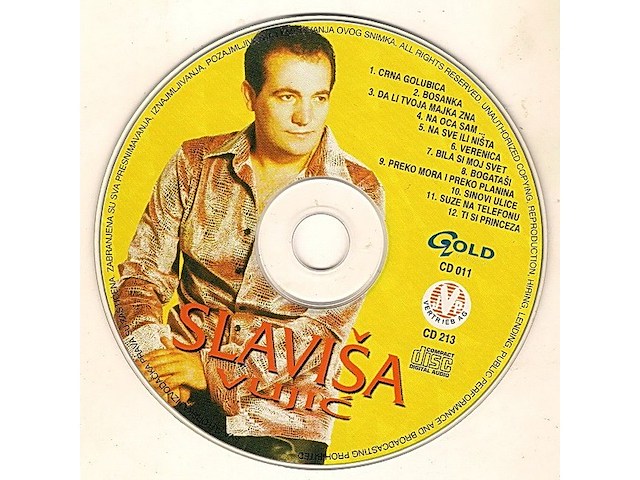 Slaviša Vujić – Slaviša Vujić Samo CD bez omota