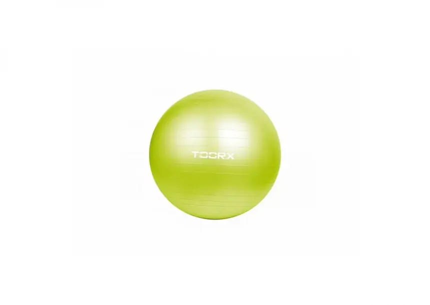 PILATES LOPTA TOORX SA PUMPOM lime green-antiburst 65cm