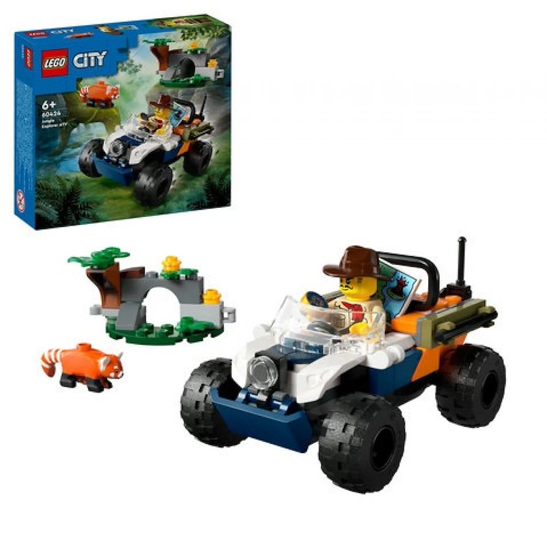 LEGO CITY JUNGLE EXPLORER ATV RED PAND