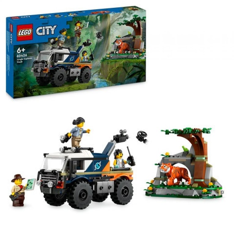 LEGO CITY JUNGLE EXPLORER OFF ROAD TRUCK