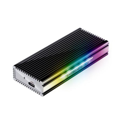 M.2 SSD USB 3.2 Gen 2 Type-C RGB kućište LC-Power LC-M2-C-MULTI-RGB