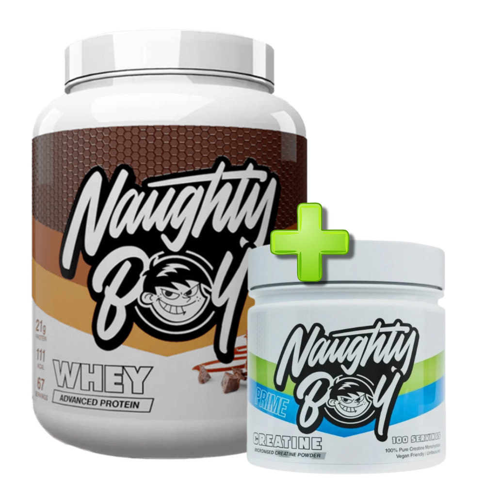 Advanced Whey protein 2010g + Creatin 300g – Naughty Boy