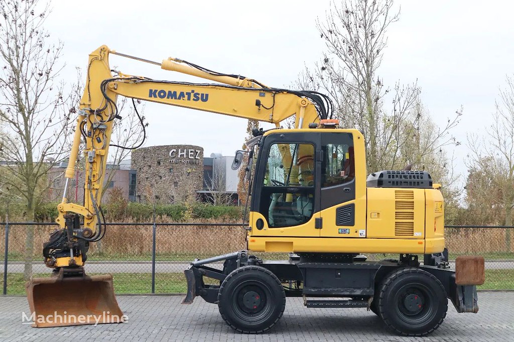 Komatsu PW148 -8 | ROTOTILT | BUCKET | TRAILER HYDRAULICS bager točkaš