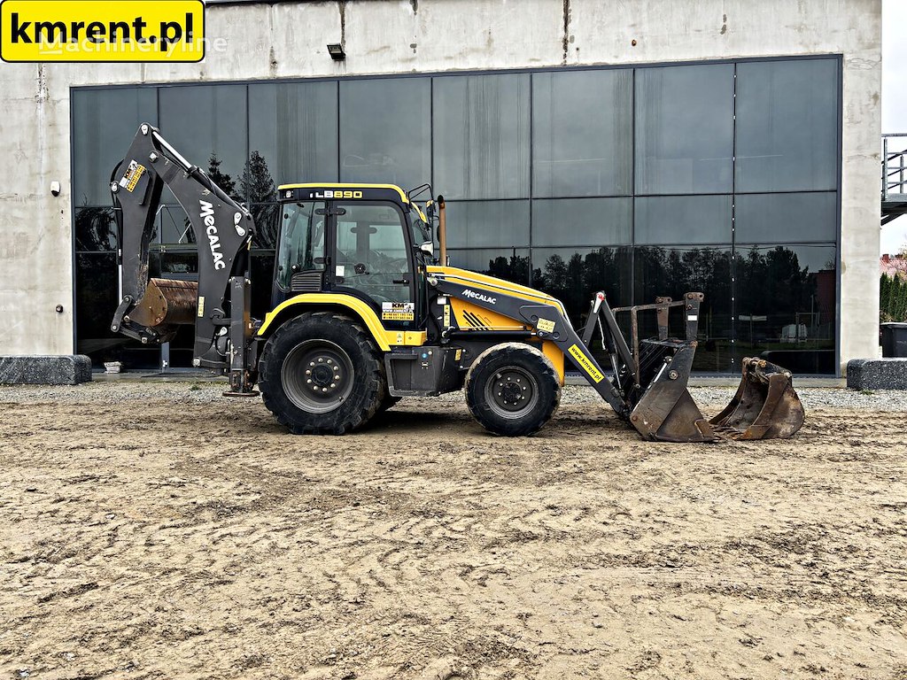 Mecalac TLB 890 PS KOPARKO-ŁADOWARKA . | JCB 3CX CAT 428 432 CASE 580 59 bager-utovarivač