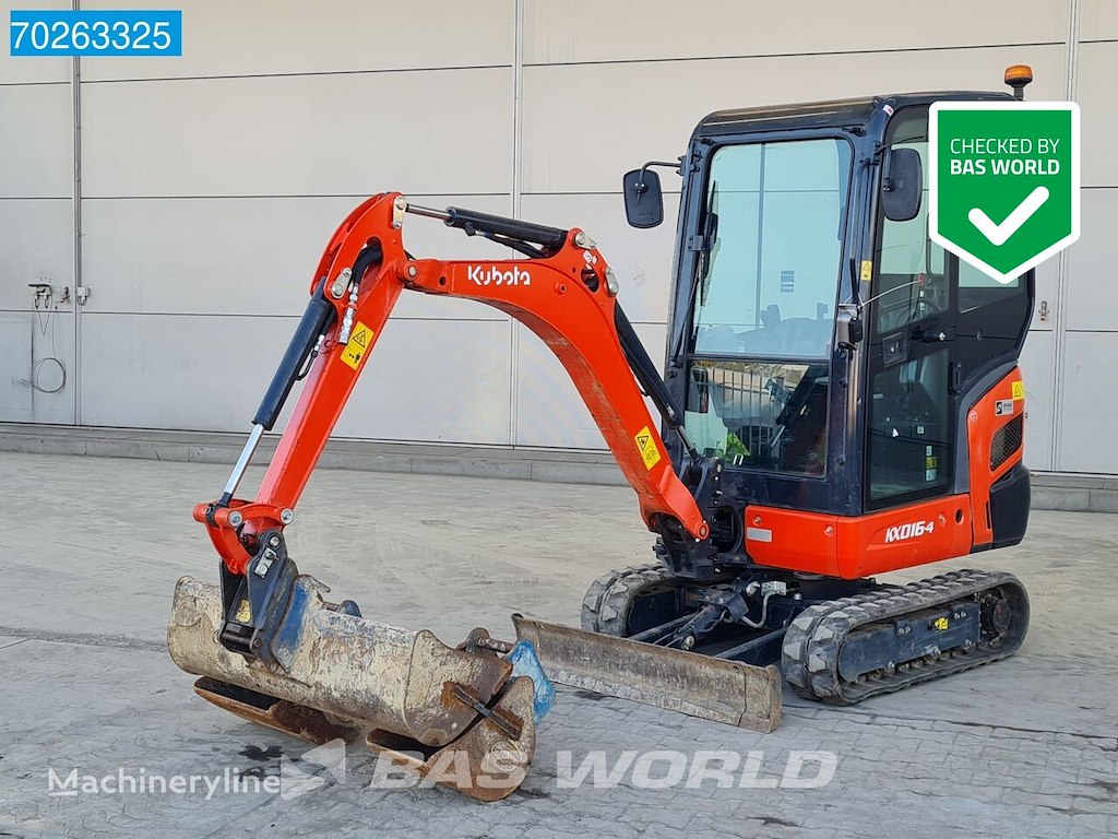 Kubota KX016-4 3X BUCKETS mini bager