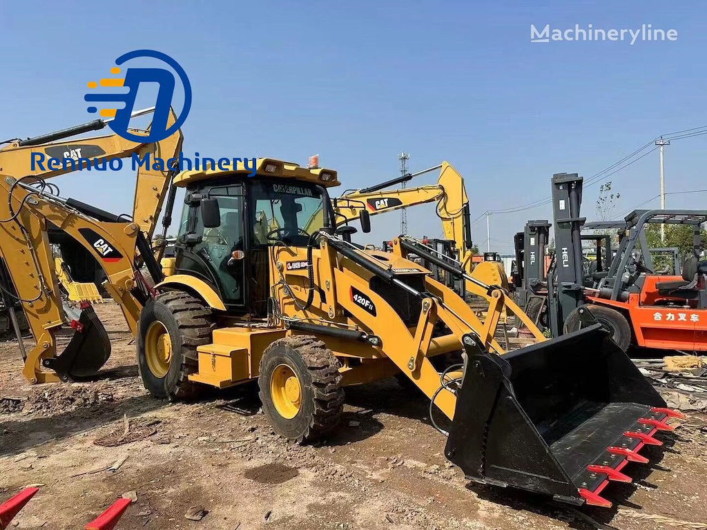 Caterpillar CAT420F bager-utovarivač