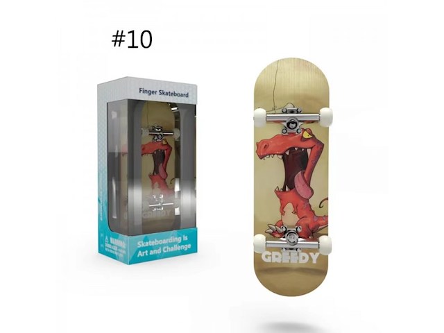 Finger skateboard, profi mini skejt, Maple, Greedy