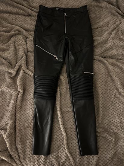 Zara kozne pantalone S