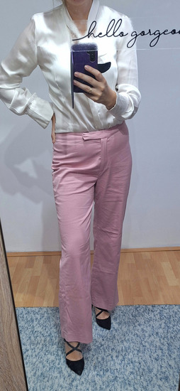 Roze italijanske pantalone Vera Condotti L