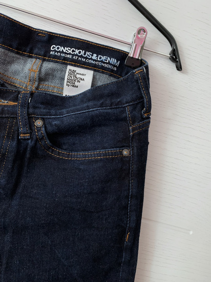 H&M Conscious slim farmerke 29/32 kao nove