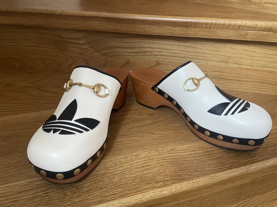 Adidas x Gucci Leather Clog Sandale original