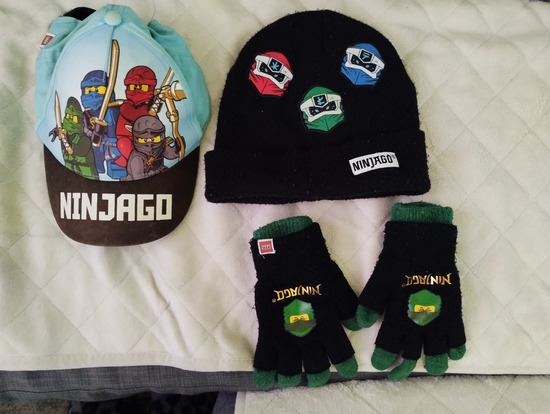 H&M Ninjago kapa i rukavice