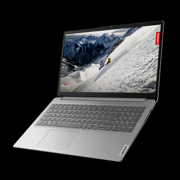 LENOVO IdeaPad 1 15ADA7 (Cloud Grey) 2-Core Ryzen 3 3250U 2.6-3.5GHz/5MB 12GB DDR4 128GB-eMMC 15.6" FHD (1920x1080) AG 720p Radeon-Graphics WiFi-AC HDMI 4-1 BT5.0 TPM2.0 NumPad 42Wh 1.6kg DO