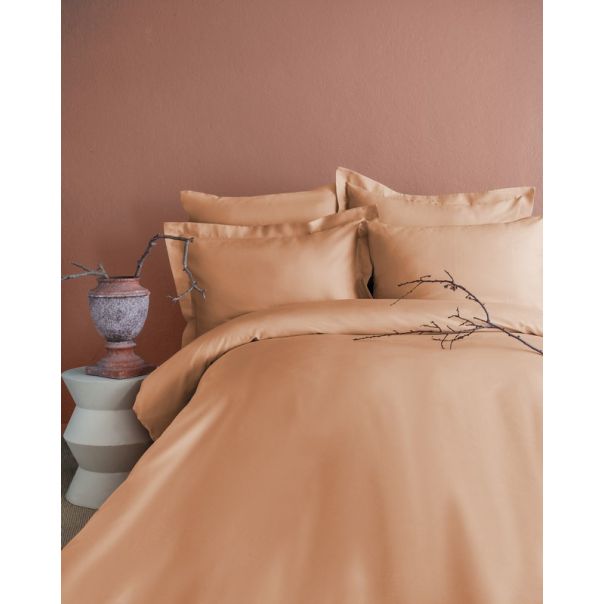 DEKOR DOM Komplet posteljina 200x220cm Issimo saten Double Simply Satin, blush