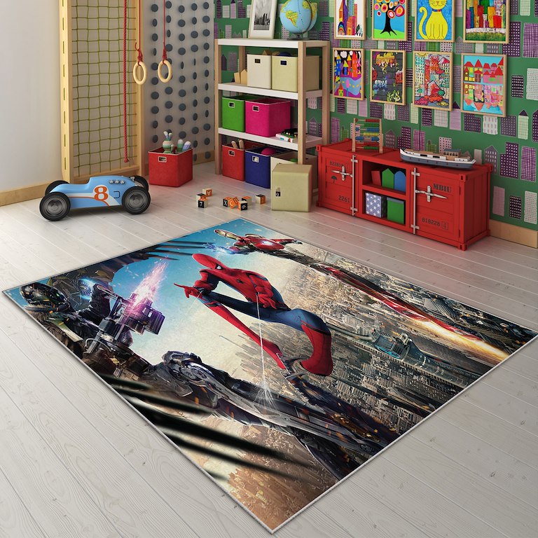 3D-TEPISI-Spiderman & Ironman