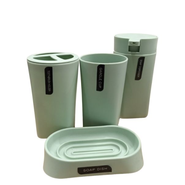 DEKOR DOM Set za kupatilo 1/4 Basic, mint