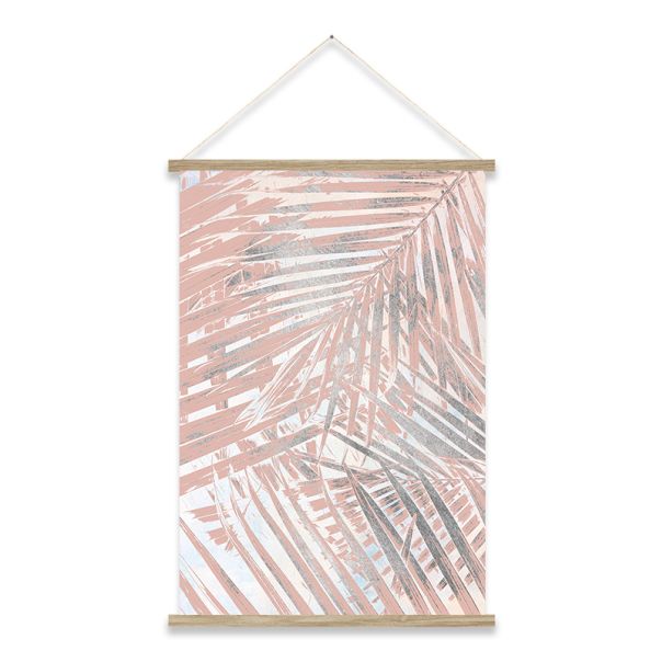 DEKOR DOM Slika Kakamono 60x90cm Pink Palm