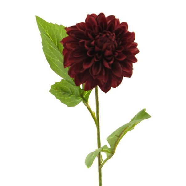 DEKOR DOM Cvet 50cm Dahlia, bordo