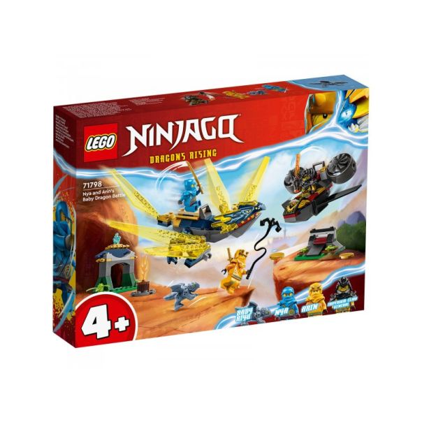 LEGO Ninjago 71798 Nijina i Arina borba za bebu zmaja