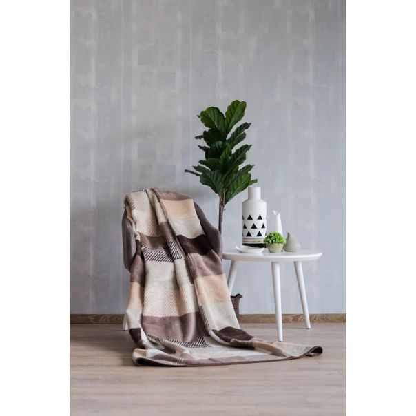 DEKOR DOM Ćebe Eco blanket 200x230cm 18108-C, krem