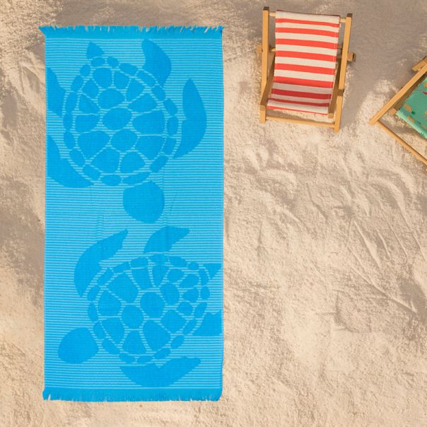 DEKOR DOM Peškir za plažu 70x140cm Beach Master, Turtle