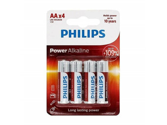 BATERIJA PHILIPS powerlife alkalne AA LR6 4 kom