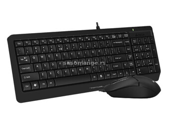 A4 TECH F1512S FSTYLER USB YU crna tastatura + USB crni miš