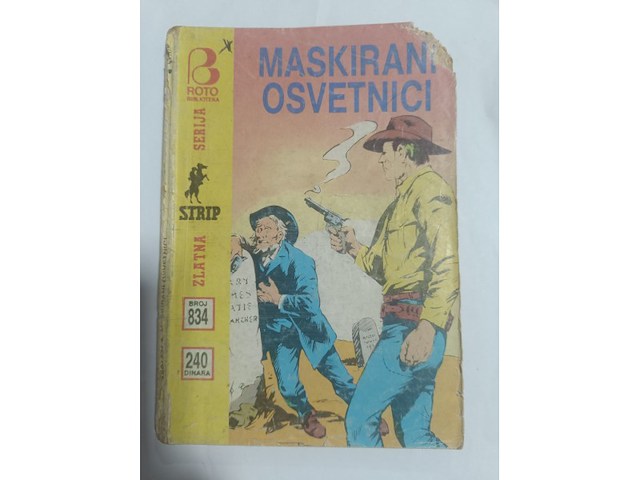 Tex zlatna serija 834 Maskirani osvetnici