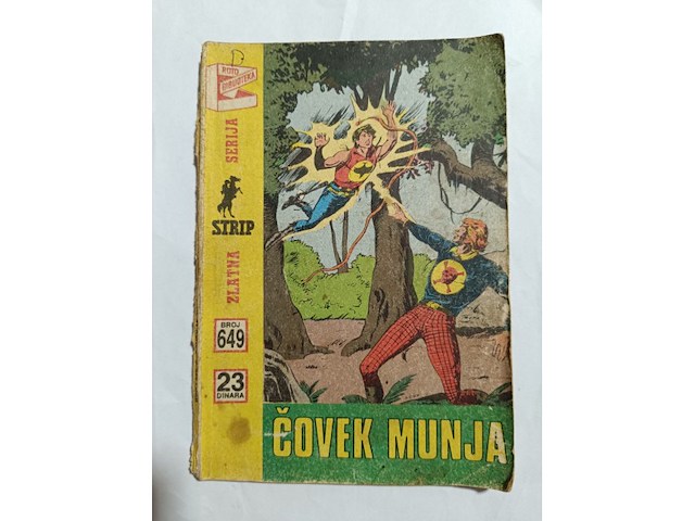 Zagor zlatna serija 649 čovek munja