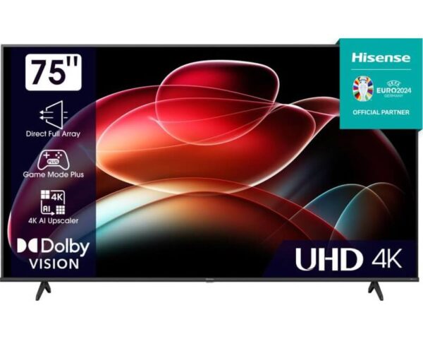 HISENSE 75″ 75A6K LED 4K UHD Smart TV