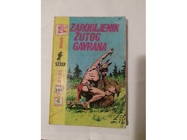 Tex zlatna serija 181 Zarobljenici Žutog Gavrana