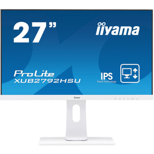 Monitor 27" Iiyama ProLite XUB2792HSU-W6 IPS 1920x1080/100Hz/0.4ms/HDMI/DP/USB