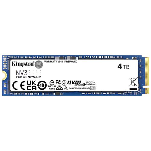 Kingston 4TB M.2 NVMe SNV3S/4000G series NV3 SSD