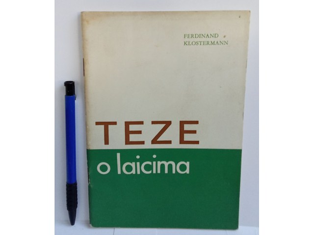 TEZE O LAICIMA - FERDINAND KLOSTERMANN