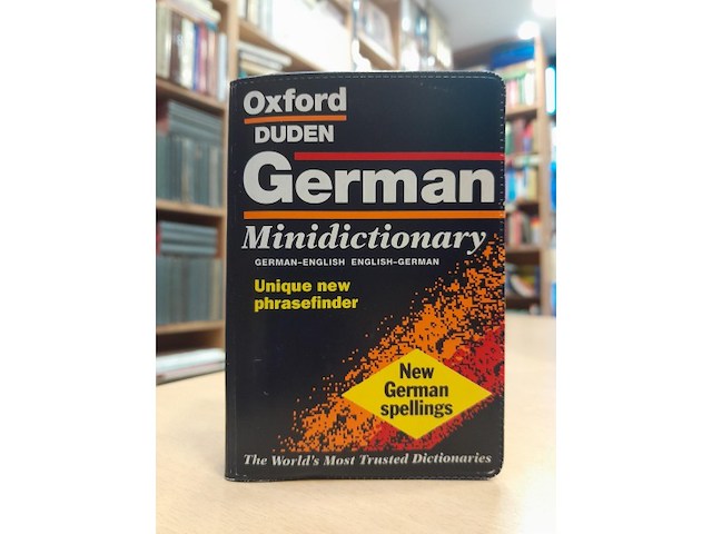 OXFORD DUDEN GERMAN MINIDICTIONARY german-english, eng