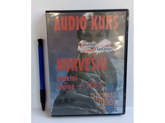 AUDIO KURS NORVEŠKI POČETNI KNJIGA + 2 CD-A (NOVO)