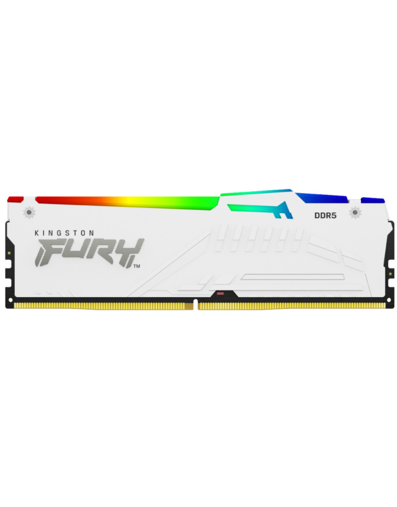 KINGSTON DIMM DDR5 32GB (2x16GB kit) 6000MT/s KF560C30BWEAK2-32 FURY Beast RGB White EXPO