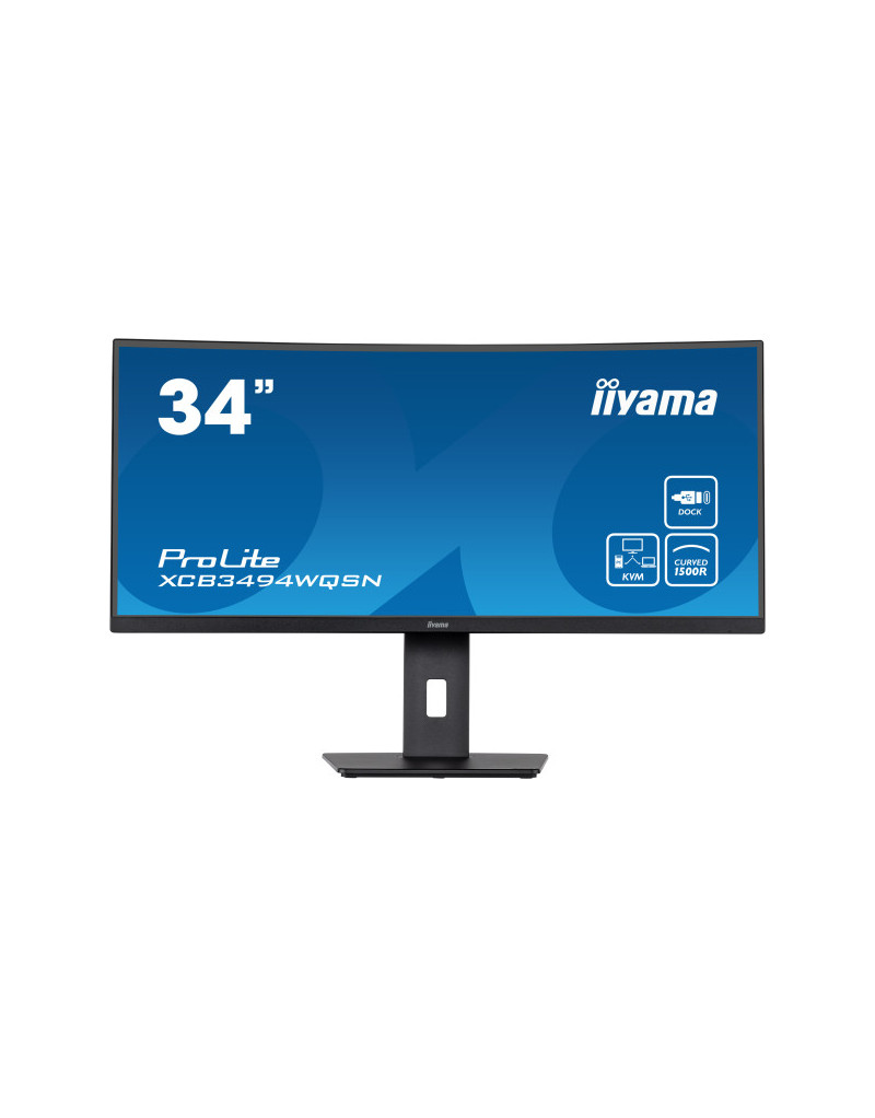 Monitor 34" Iiyama XCB3494WQSN-B5 VA 3440x1440/120Hz/0.4ms/HDMI/DP/USB/zvučnici