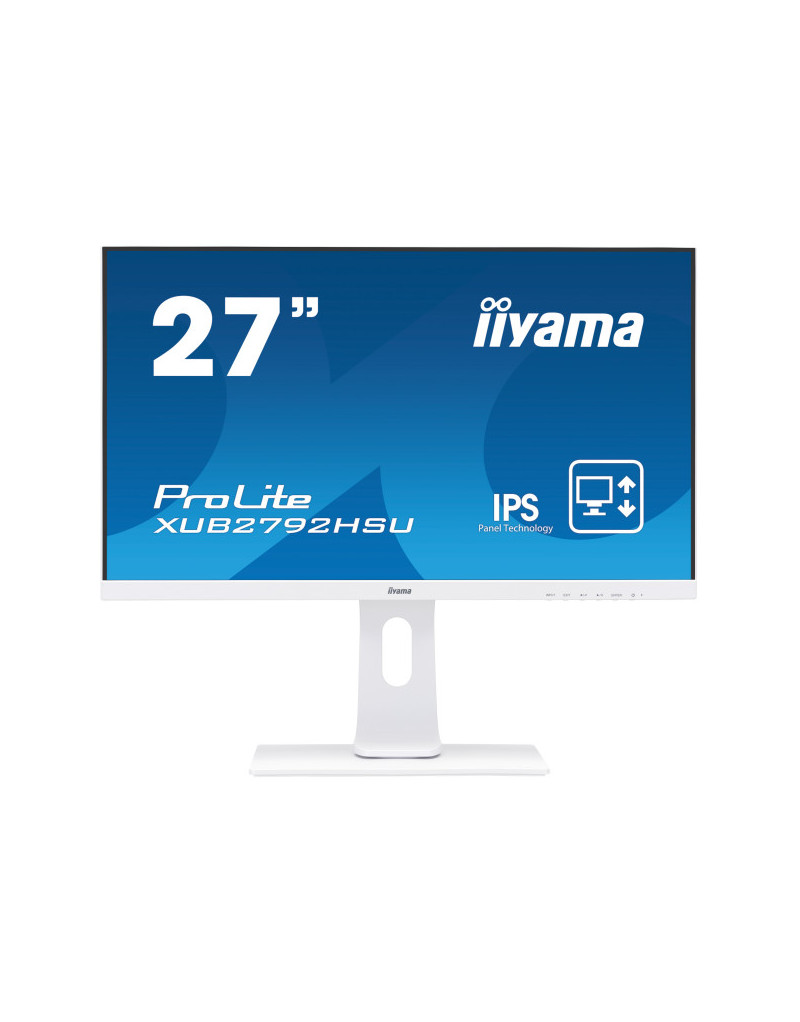 Monitor 27" Iiyama ProLite XUB2792HSU-W6 IPS 1920x1080/100Hz/0.4ms/HDMI/DP/USB