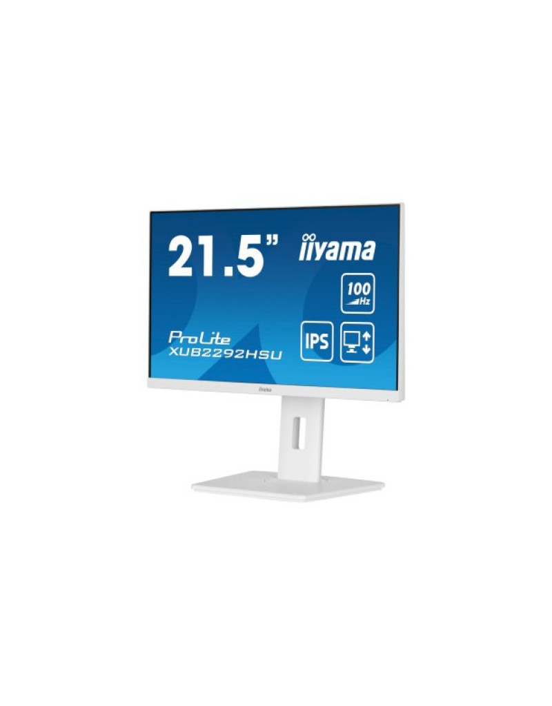 Monitor 21.5" Iiyama XUB2292HSU-W6 IPS 1920x1080/100Hz/0.4ms/HDMI/DP/USB/beli