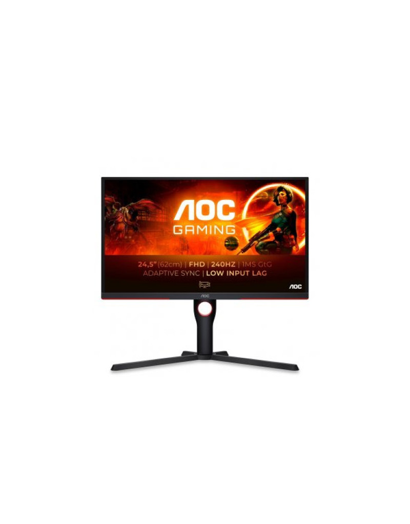 Monitor 24.5" AOC 25G3ZM/BK VA 1920x1080/240Hz/0.5ms/2xHDMI/DP