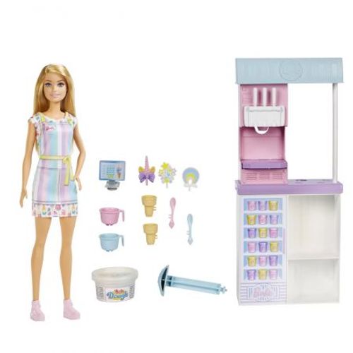 Barbie Lutka Ice cream set