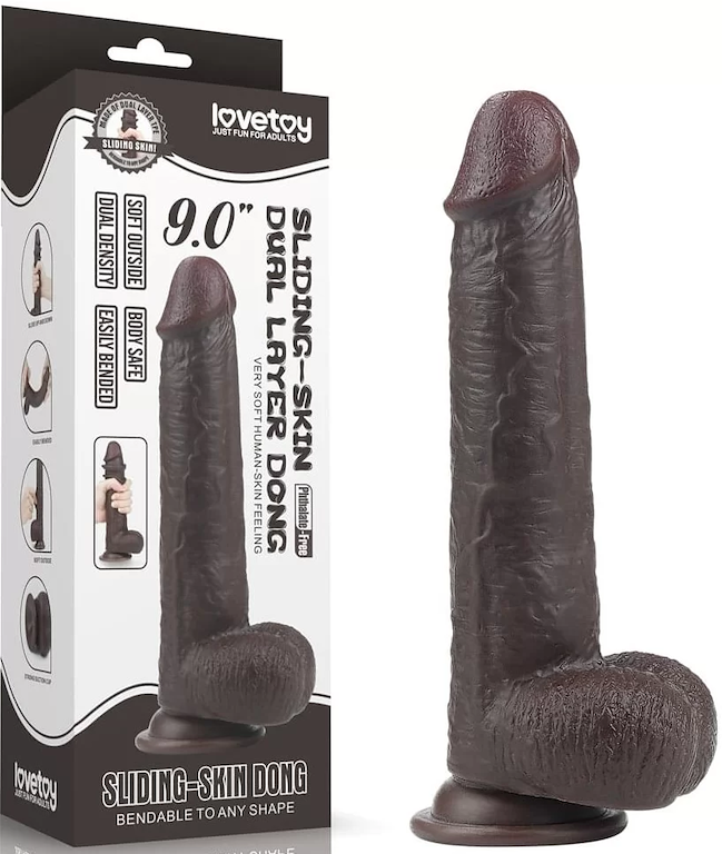 Sliding dildo BLK 9, 909402