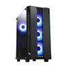 CHIEFTEC GS-01B-OP Hunter, 2x3.5", 2x2.5", Front 3x120mm ARGB fan/ Rear 1x120mm ARGB fan, Tempered glass side panel, A-RGB control hub with M/B SYNC and fan speed control