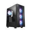 CHIEFTEC GS-02B-OP Hunter 2, 2x3.5", 2x2.5", Front 3x120mm ARGB fan/ Rear 1x120mm ARGB fan, Tempered glass side panel, A-RGB control hub with M/B SYNC and fan speed control, Type-C Connector