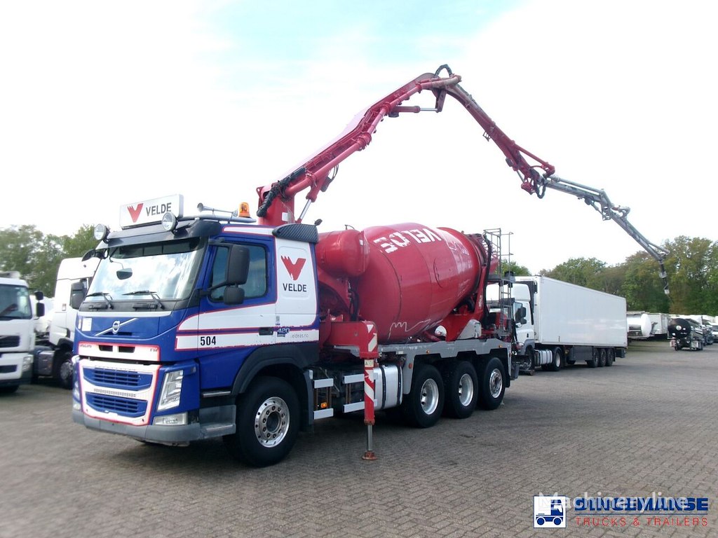 Volvo FM 420 8X4 Cifa MK25H concrete pump 25 m / mixer 7 m3 kamion s mešalicom za beton