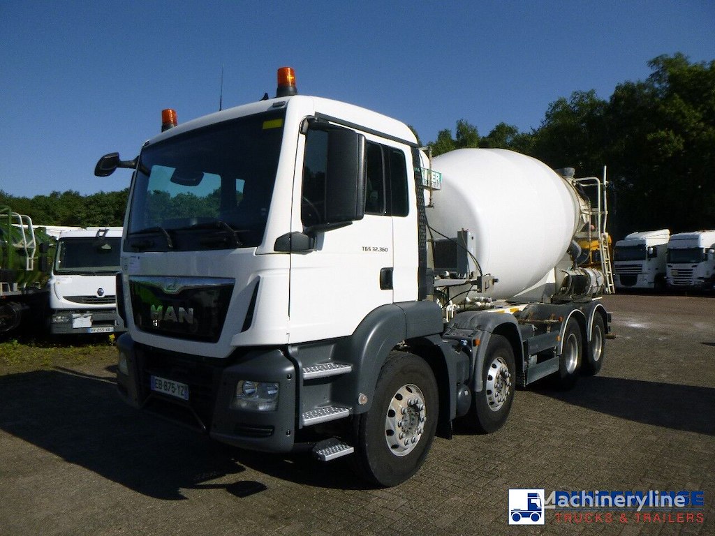 MAN TGS 32.360 8X4 Euro 6 Imer concrete mixer 9 m3 kamion s mešalicom za beton